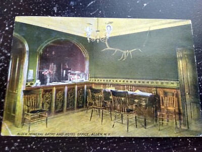 Alden Mineral Baths And Hotel Office Alden New York Hotel Advertising ...