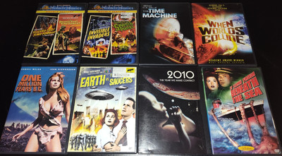 HTF Classic Sci-Fi DVD Lot of 8 Retro Science Fiction Fantasy ...