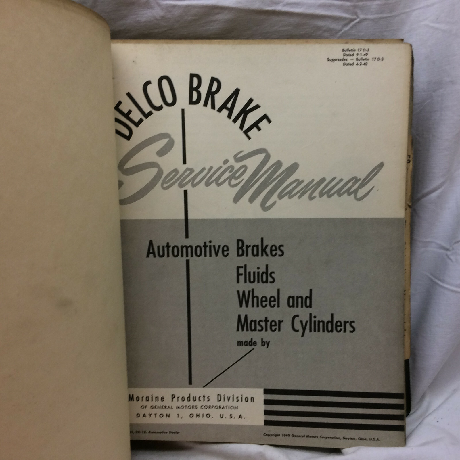 Vintage 1955 Auto Parts Book Dealer United Service Motors | eBay