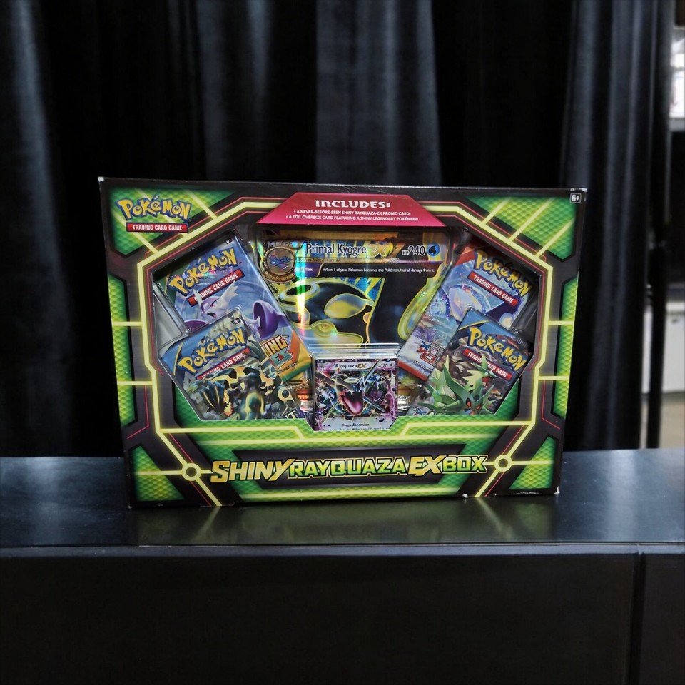 Pokemon TCG Shiny Rayquaza-Ex Box Card Game 2015 820650800160 | eBay