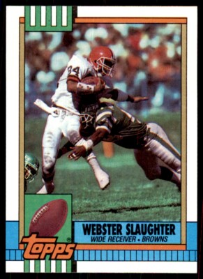 1990 Topps Webster Slaughter Football Cards #158 | eBay