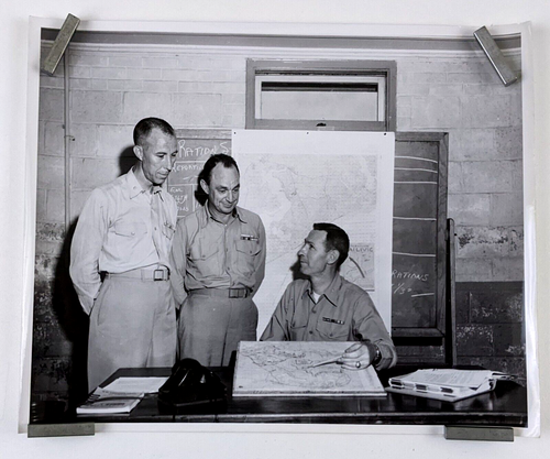1959 Camp Lejeune NC USMC Marine Corps Base Officers Map Planning ...