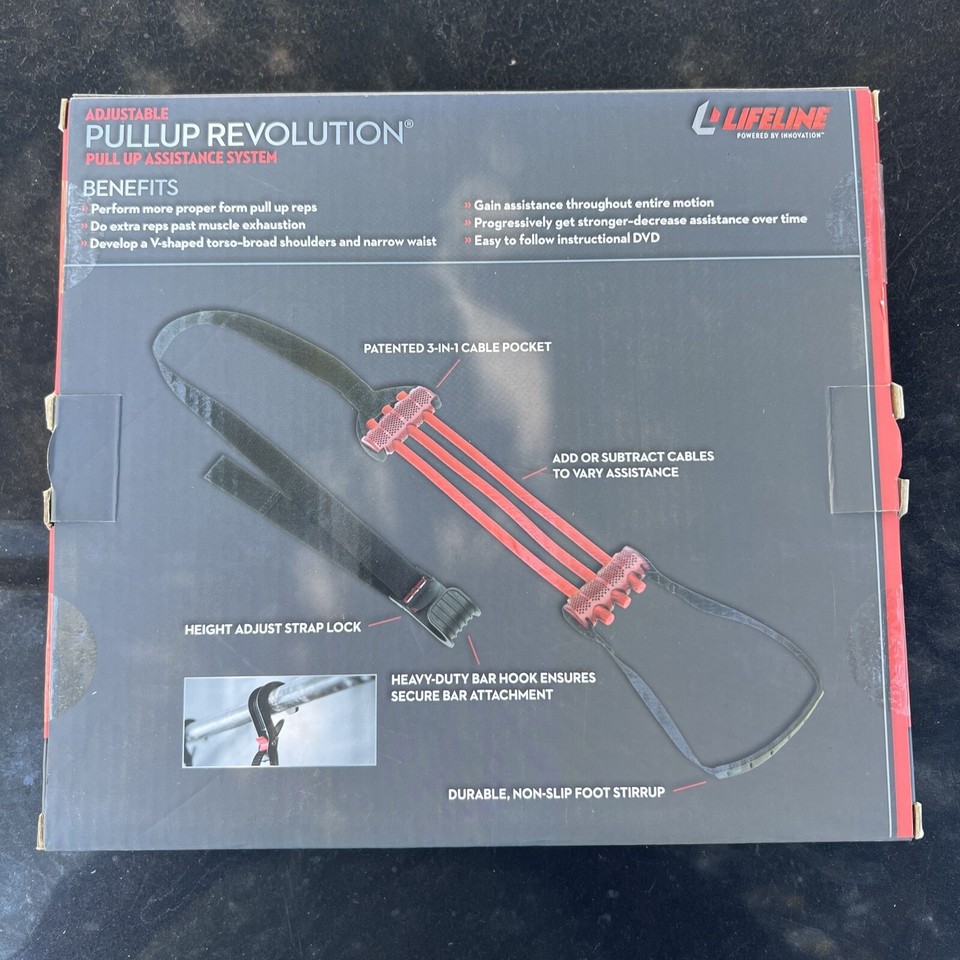 NEW Lifeline Pull Up Revolution Assistance System Improve Arm ...