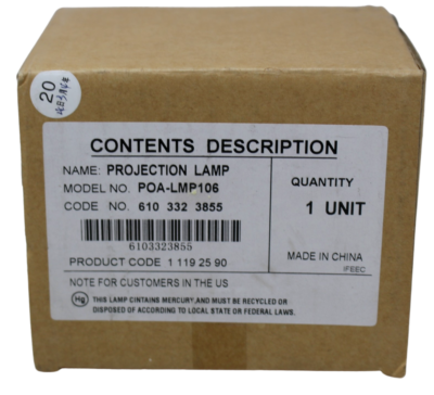 Brand New Replacement POA-LMP106 Projection Lamp Bulb | eBay
