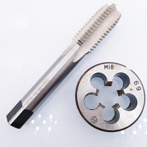 HSS M18 x 2.5mm Tap & M18 x 2.5mm Die Metric Thread Right Hand | eBay