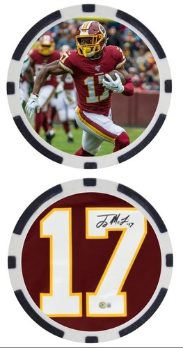 TERRY MCLAURIN - WASHINGTON COMMANDERS - POKER CHIP - ***SIGNED/AUTO ...