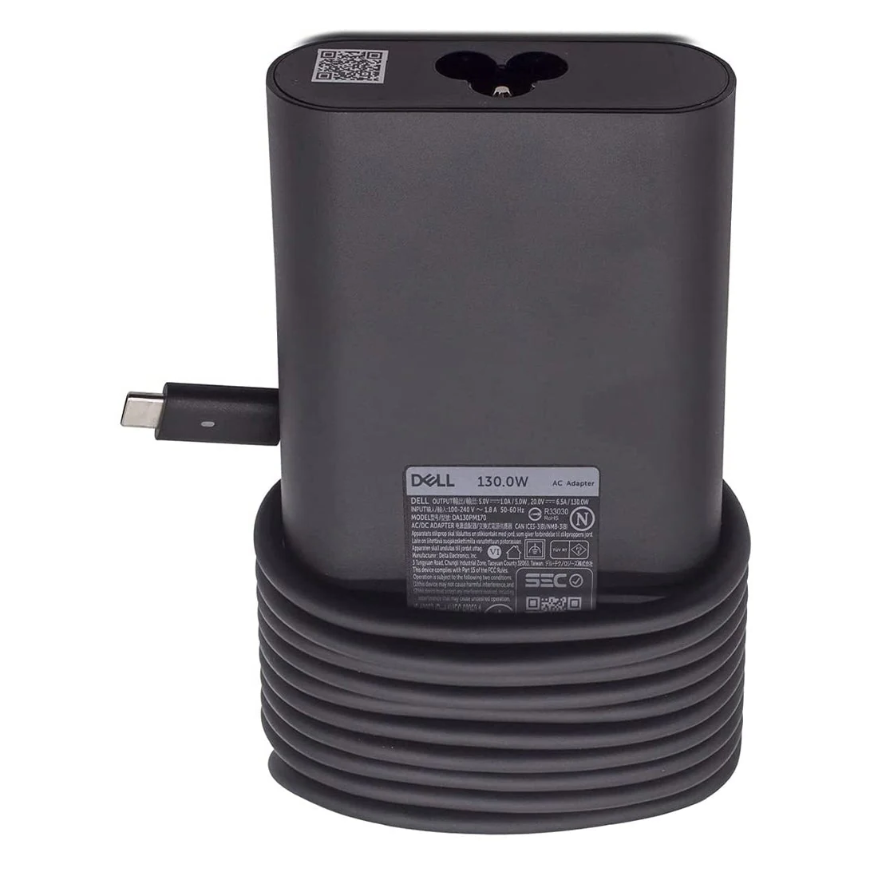 Genuine Original Dell USB-C 130W Type-C Laptop Charger Adapter with ...
