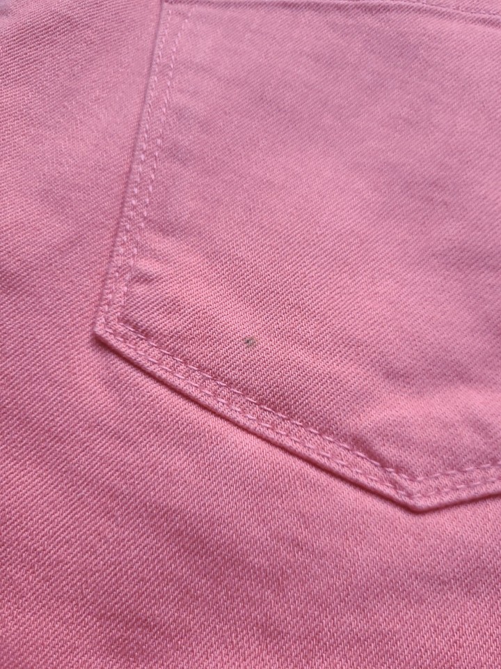 Pure Collection Pink Jeans W38 L27 Size 18 Trousers Cotton Blend Hot Coral Pink | eBay UK