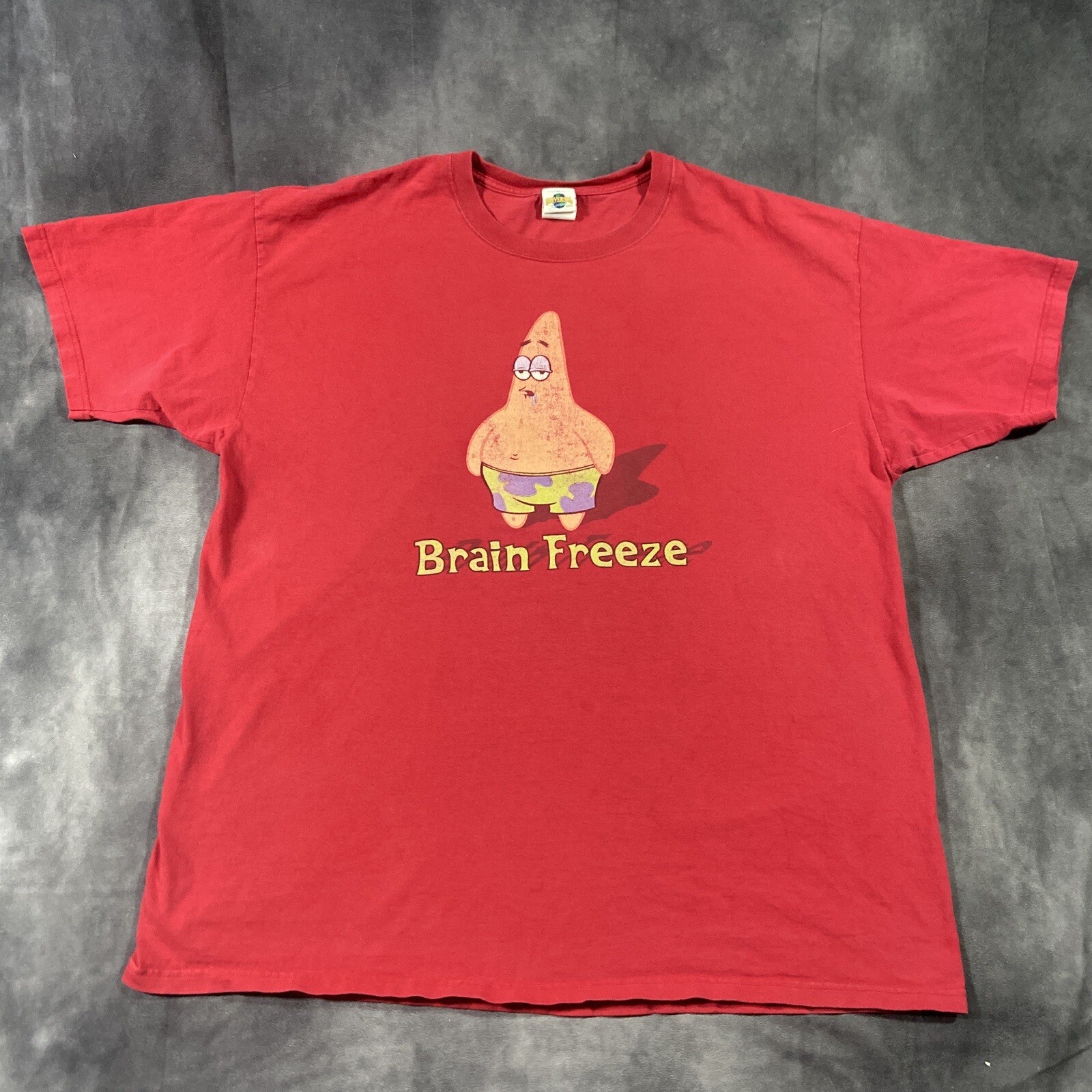 Vintage Spongebob Cartoon Patrick Brain Freeze Univer… - Gem