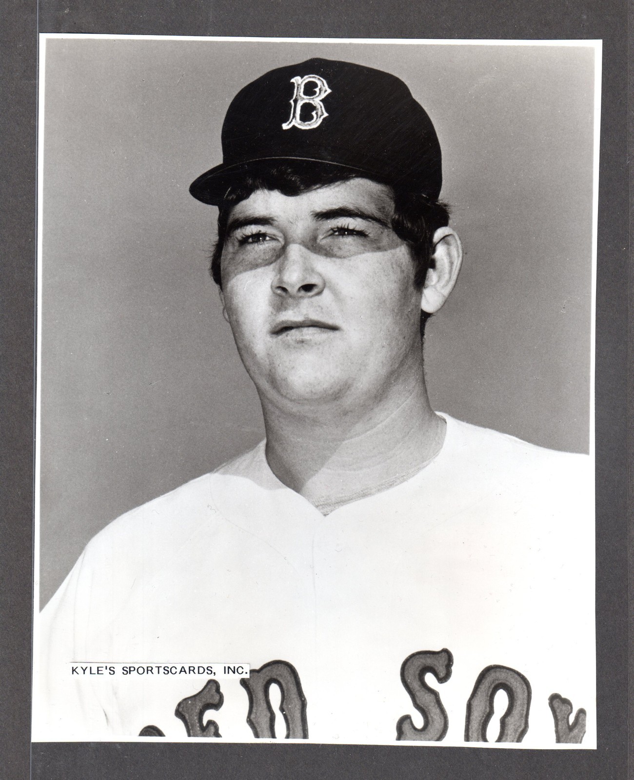 Mike Garman BOSTON RED SOX UNSIGNED 7-3/8 x 9-1/4 B&W ORIGINAL STAFF ...