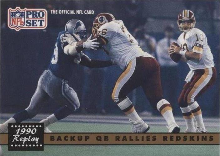 1991 Pro Set - 1990 Replay Gary Clark, Jeff Rutledge #330 for sale ...