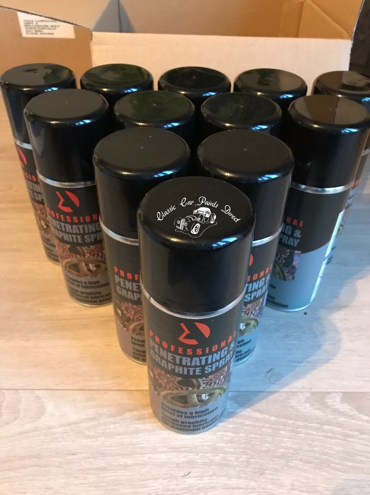 PROFESSIONAL Penetrating & Graphite Spray lubricant- 400ml Aerosol - 3 ...