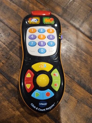 VTech Click & Count Black Remote Kids Educational Toy Learning Numbers ...