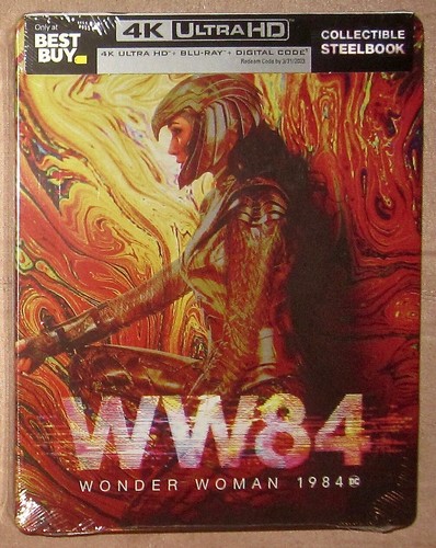 DC Wonder Woman 1984 WW84 (4K Ultra HD, Blu-ray, Steelbook ...