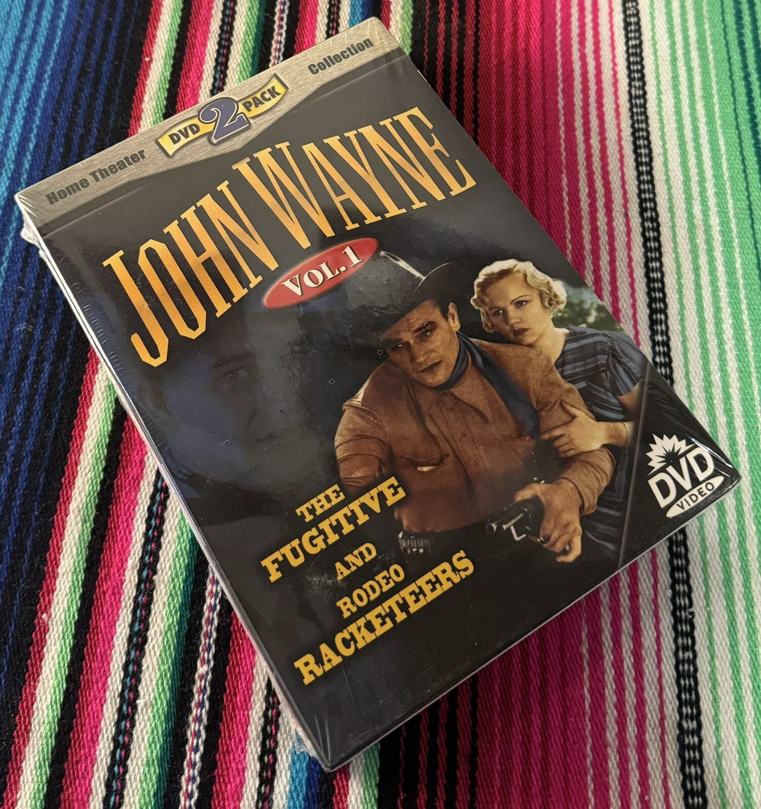 New! John Wayne Vol. 1 The Fugitive And The Rodeo Racketeers DVD 2 Pack ...