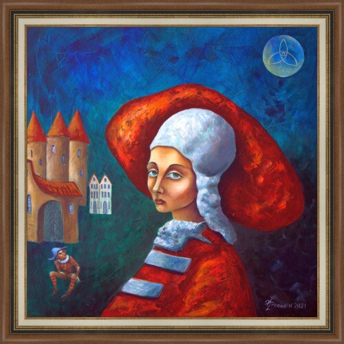 Painting ORIGINAL oil canvas MODERN CONTEMPORARY Art by Pronkin 2021 IN ...