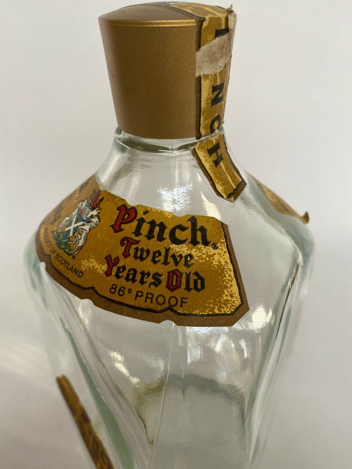 Vintage Pinch Scotch Whiskey Liquor Bottle Bar Haig & Haig Scotland ...