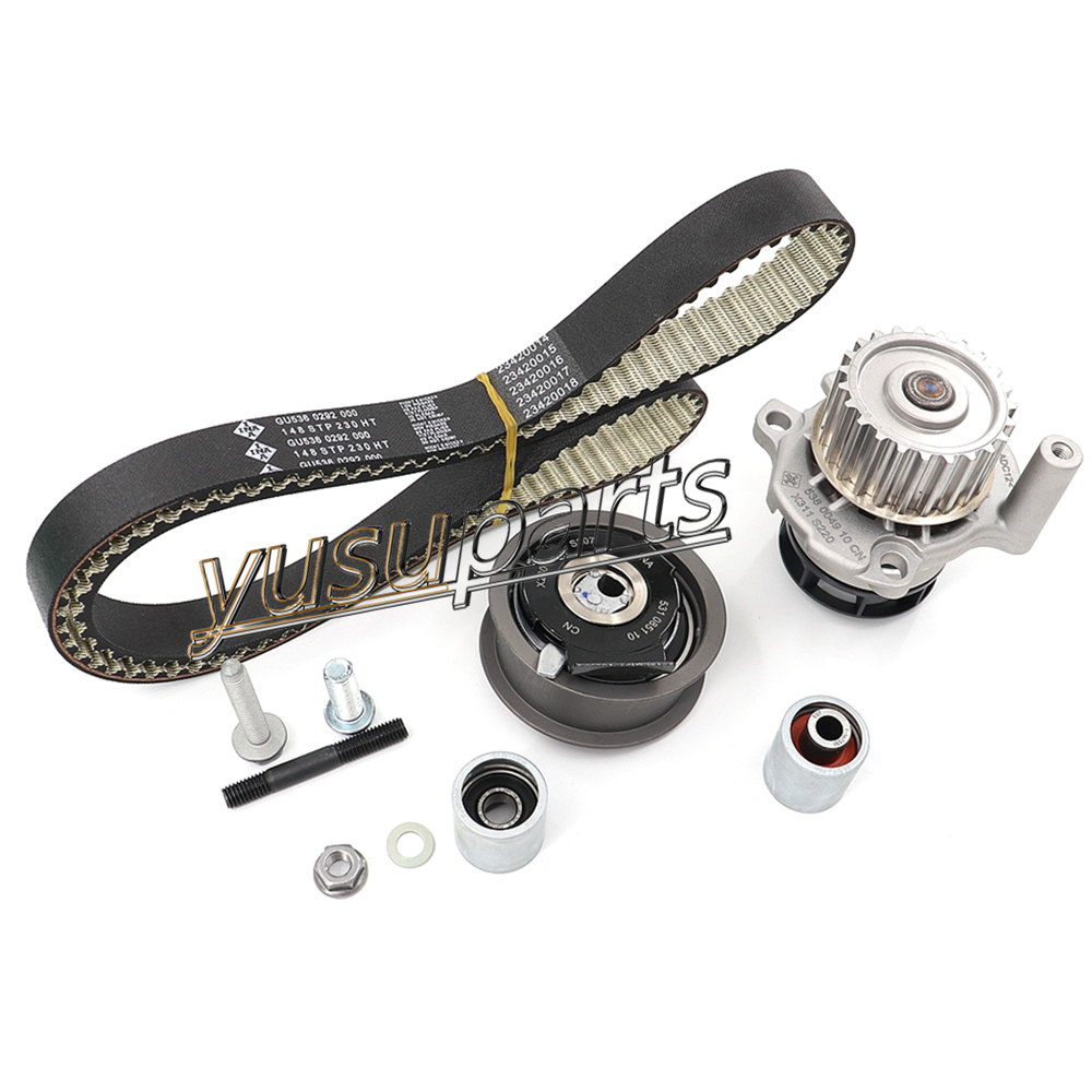 INA Water Pump Timing Belt Tensioner Kit For VW GTI Passat AUDI A4 2.0 ...