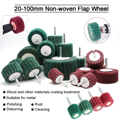 Sanding Abrasive Mop Disc Non-Woven Wheel and Cloth Flap Fiber Scouring ...