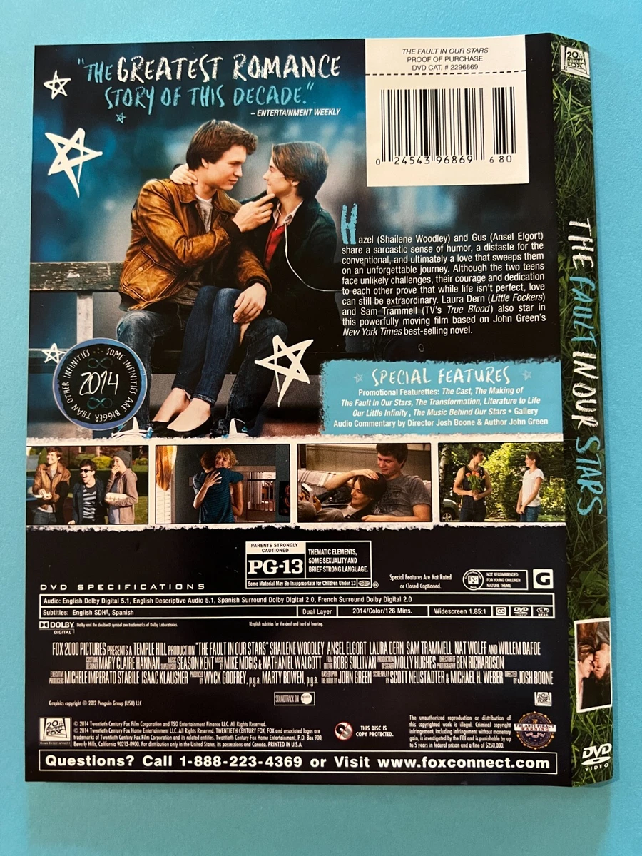 The Fault In Our Stars Dvd Cover