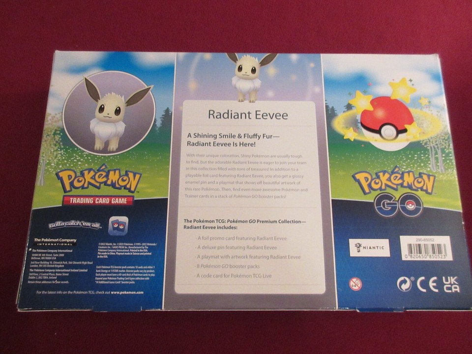 Pokemon Go Radiant Eevee Premium Collection Box Set Factory sealed | eBay
