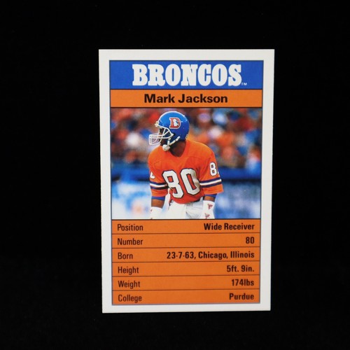 1988 Mark Jackson Denver Broncos "Ace Fact Pack" United Kingdom #80 ...