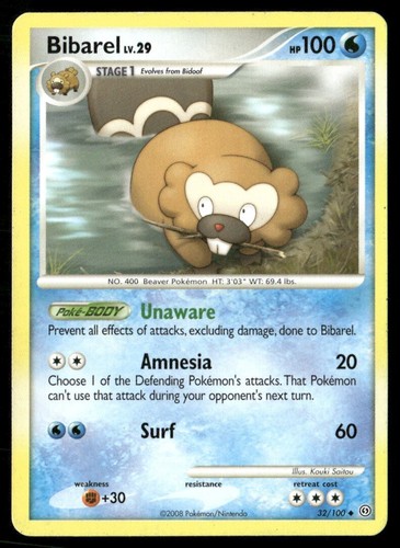 2008 Stormfront Set Pokemon Card 032 Bibarel HP | eBay