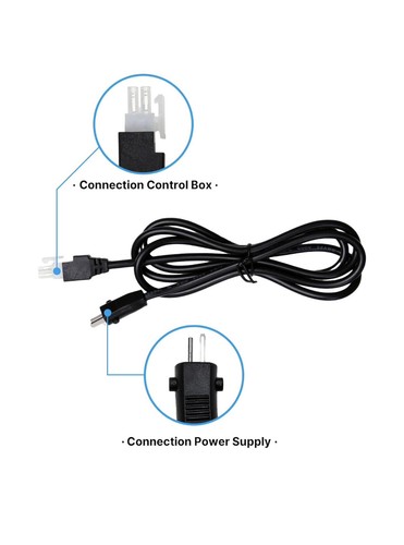 Adjustable Bed Base Input Power Cord, Electric Bed Power Cord Cable ...