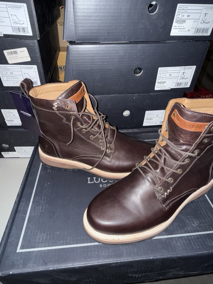 Lucchese 6in Lace Up Ranger II Hiking Boot in Brown Men's Size 12 W ...