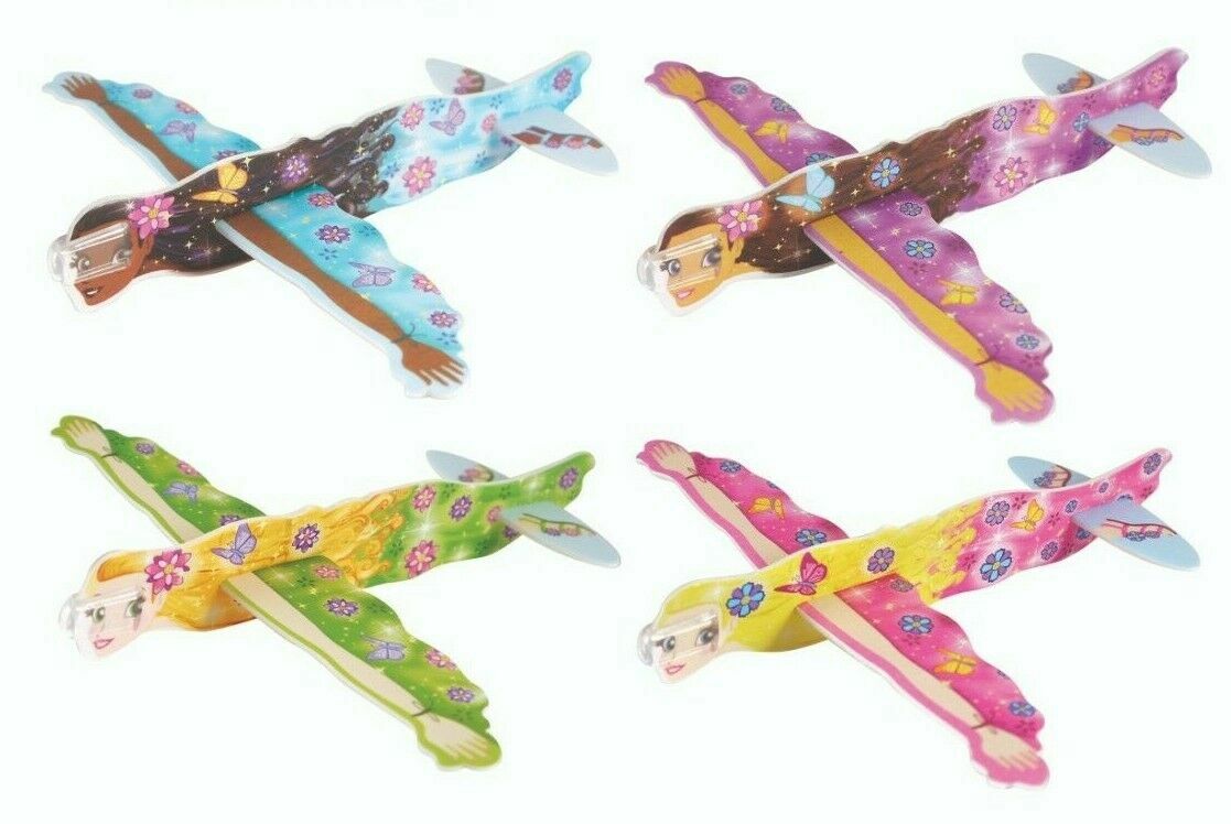 Kids FLYING GLIDERS Toy Planes Birthday Christmas Party Bag Fillers ...