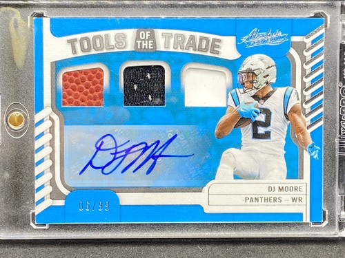 DJ MOORE 2022 PANINI ABSOLUTE TOOLS OF THE TRADE AUTOGRAPH 6/99 | eBay