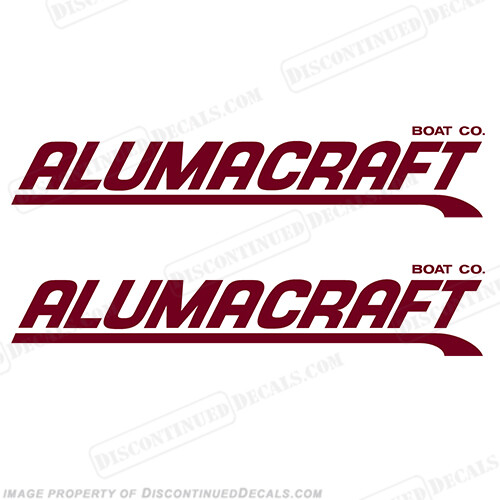 Fits Alumacraft Boat Logo Decals - Style 3 (Set of 2) | eBay