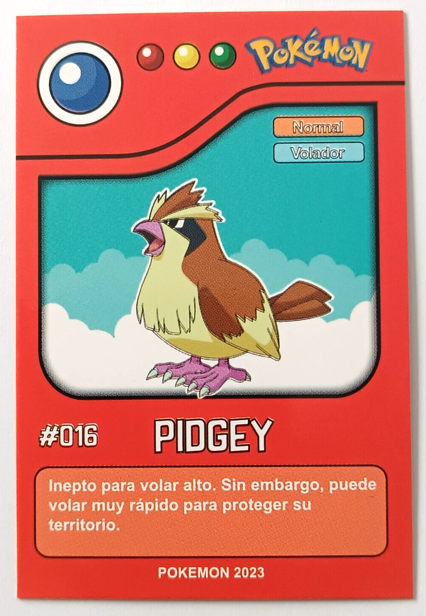 Pidgey Fly Pokemon Fan Designs Electric Type Paldean Pidgey
