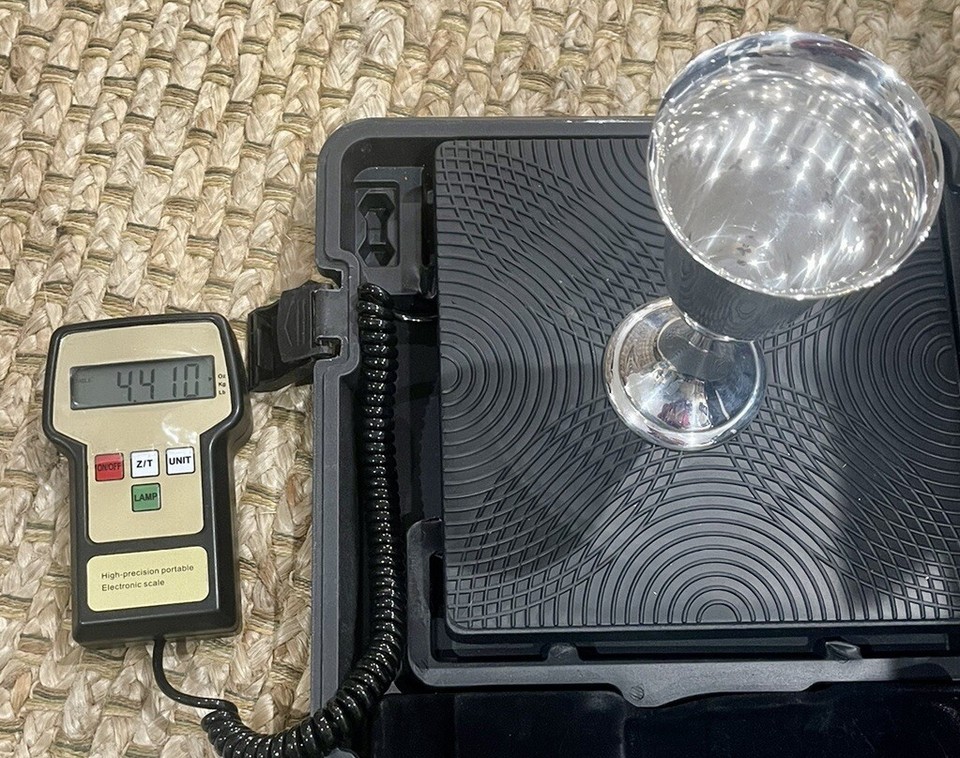 Alvin Sterling Silver Water Goblet S249 Goblet 6 1/2" Tall: EIGHT (see ...