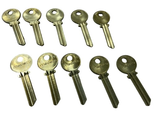 Medeco Original Level 1 Key Blanks 6 Pin - Lot of 10 | eBay