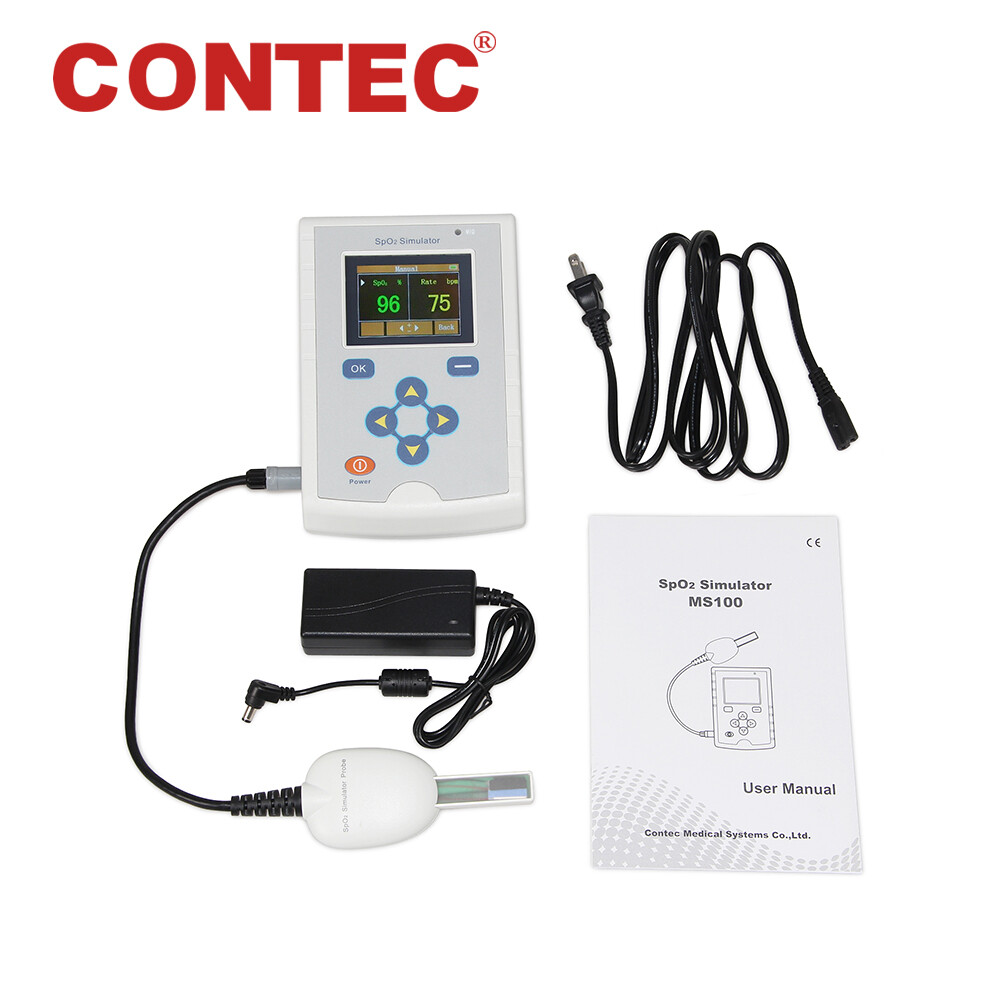 CONTEC MS100 SpO2 Simulator Blood Oxygen Simulation Finger Pulse ...