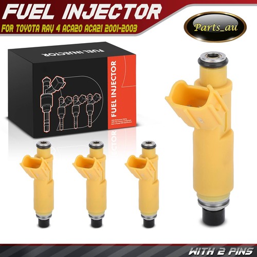4x Fuel Injectors for Toyota RAV 4 RAV4 ACA20 ACA21 2001-2003 2.0L 1AZ ...