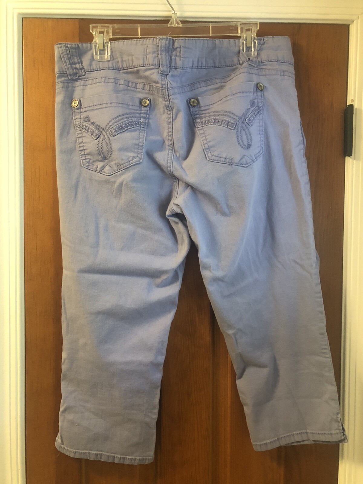 Rewind Low-Rise Denim Capri Jeans Women's Juniors 17 … - Gem