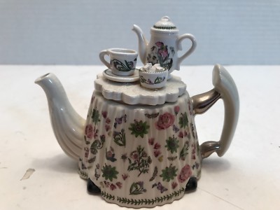 Cardew Design Flower Porcelain Teapot Made in England | eBay