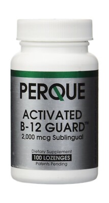 Perque Activated B-12 Guard (2000 mcg, 100 lozenges) | eBay