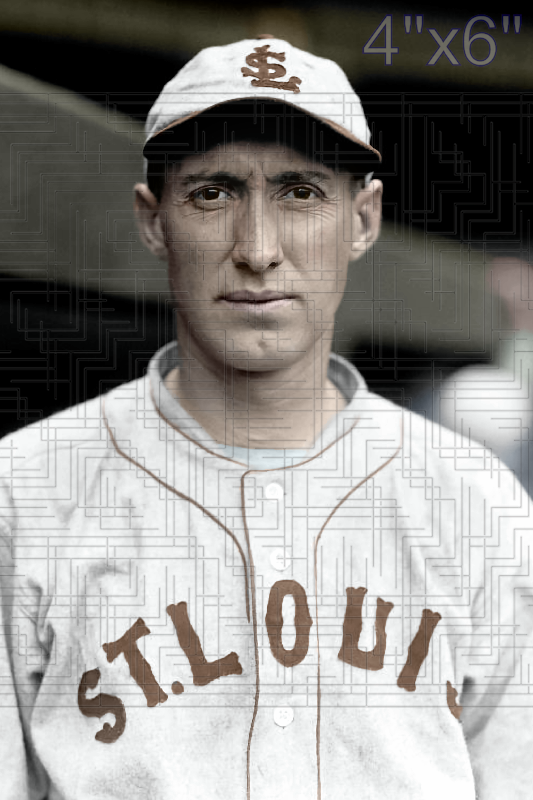 Wally Gerber - 1926 St. Louis Browns - choose a style - colorized print ...