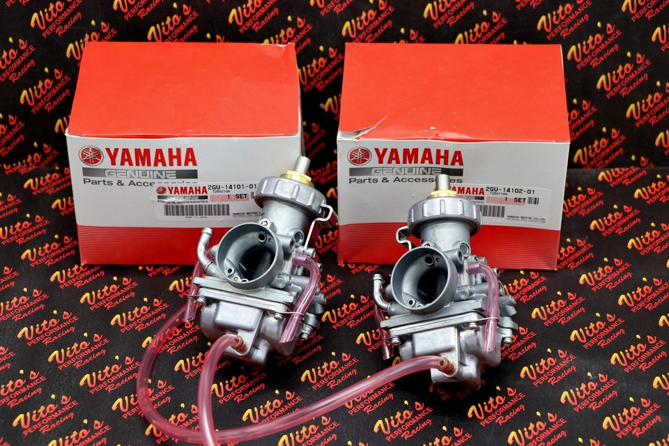 2 x OEM factory carburetor carbs Yamaha Banshee genuine 1987-2006 NEW ...
