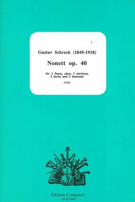Nonett | G. Schreck | Partitur + Stimmen | Edition Compusic | EAN ...