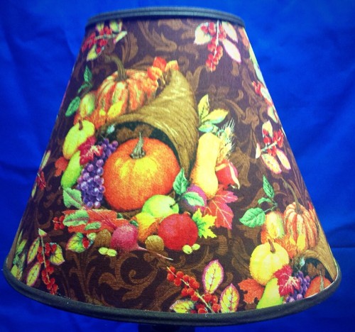 Cornucopia Autumn Fall Harvest Squash Handmade Lampshade Lamp Shade | eBay