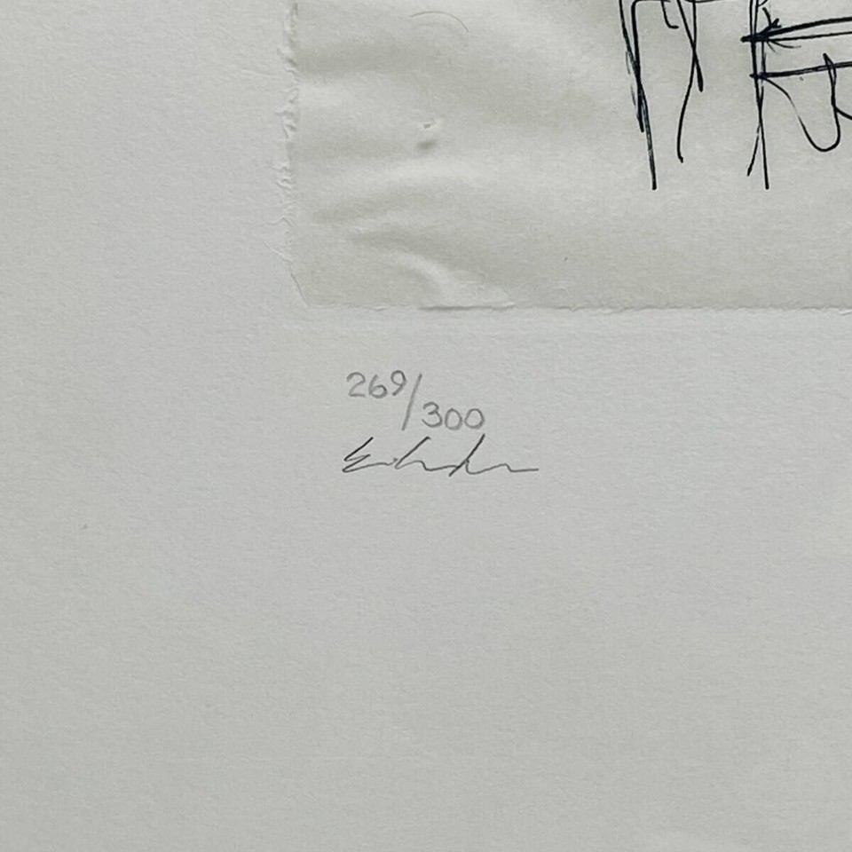 John Lennon Lithograph, Limited to 300 copies worldwide, Signed by Yoko ...