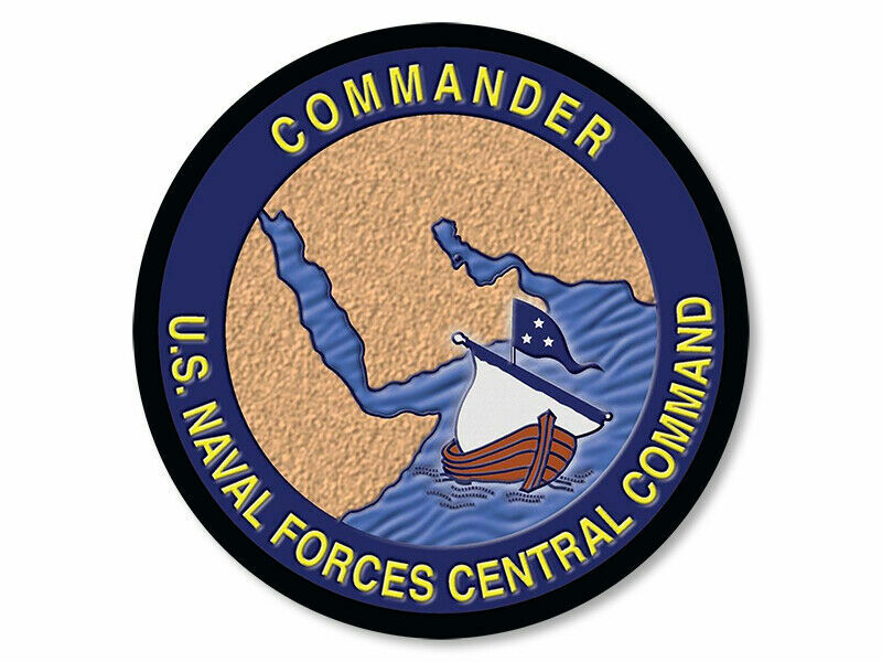 8cm 2xAufkleber Navy Navcent Commander Naval Forces Central Command ...