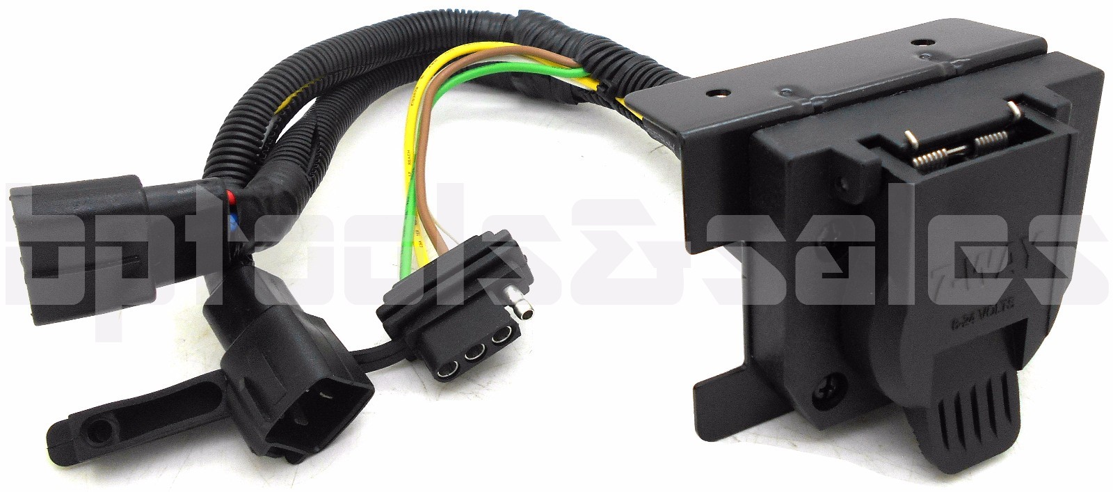 Multi Tow Adapter Plug 7 WAY / 4 POLE Trailer Connector Replacement ...