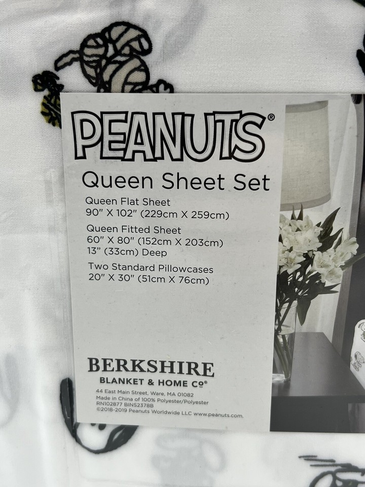 Peanuts Snoopy QUEEN Sheet Set Woodstock Halloween Mummy Fitted ...