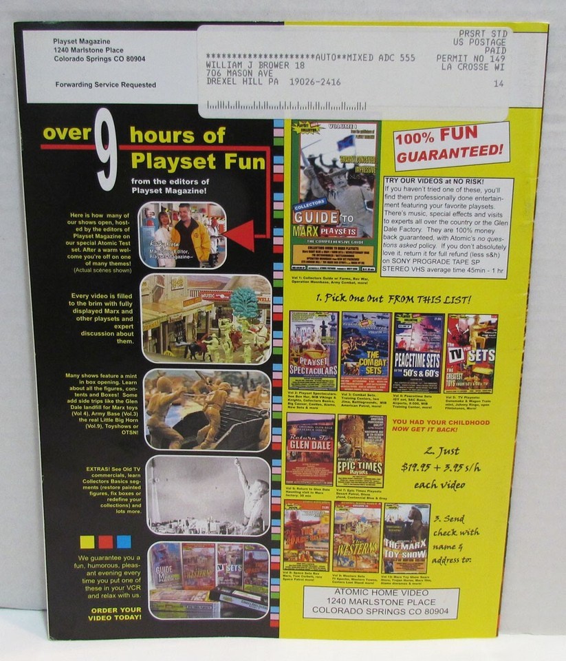 PLAYSET MAGAZINE # 14 MAR/APRIL 2004 ISSUE MARX FORT APACHE PART II ...