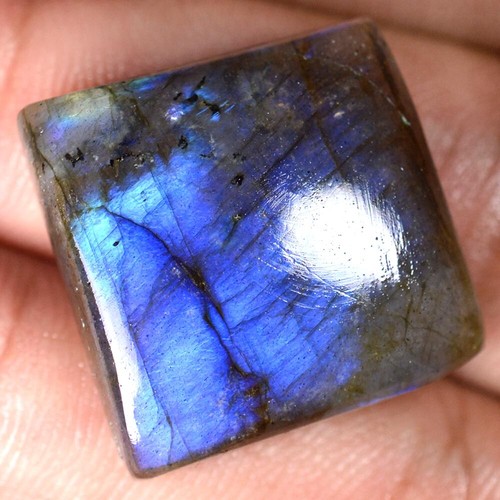 46.10 Cts 100% Natural Flashy LABRADORITE Loose Cabochon Square ...